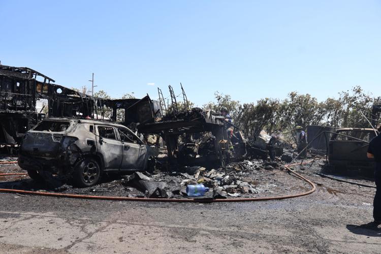 One person dies in multi-structure fire in Silver Creek RV Park | News ...