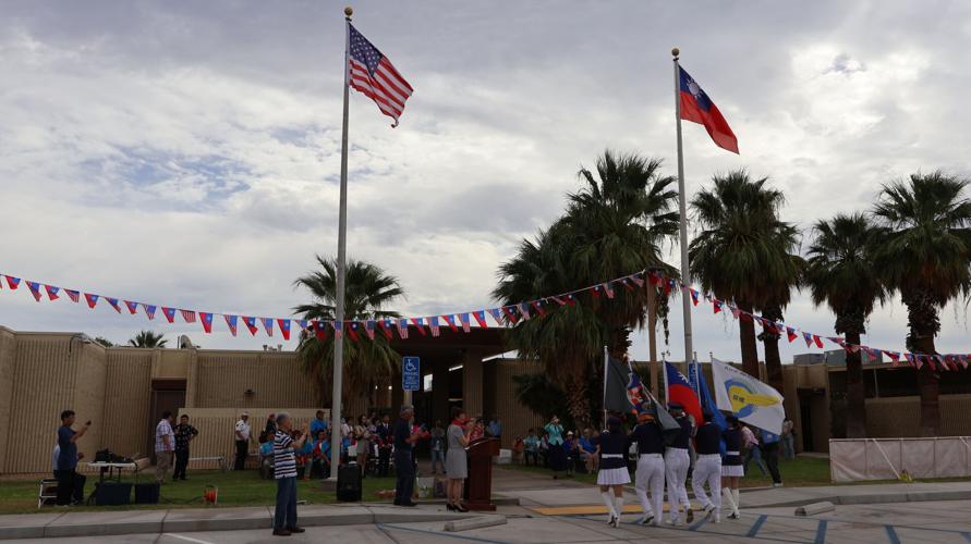 Photos: Celebrating the 52nd anniversary of the Double Ten Day flag ...