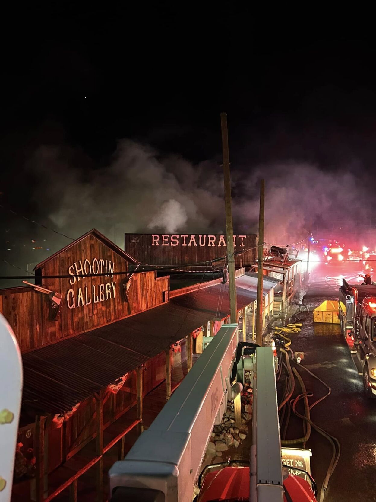 'The ghost town that refuses to die': Thursday night structure fire in ...