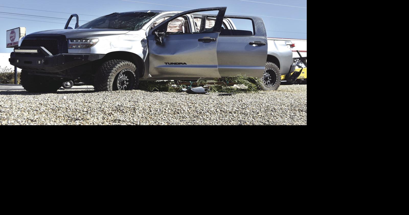 Rollover wreck (tundra damage) | | mohavedailynews.com