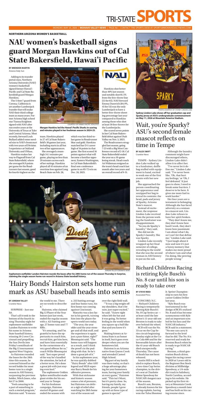 Page A6 | e-Edition | mohavedailynews.com