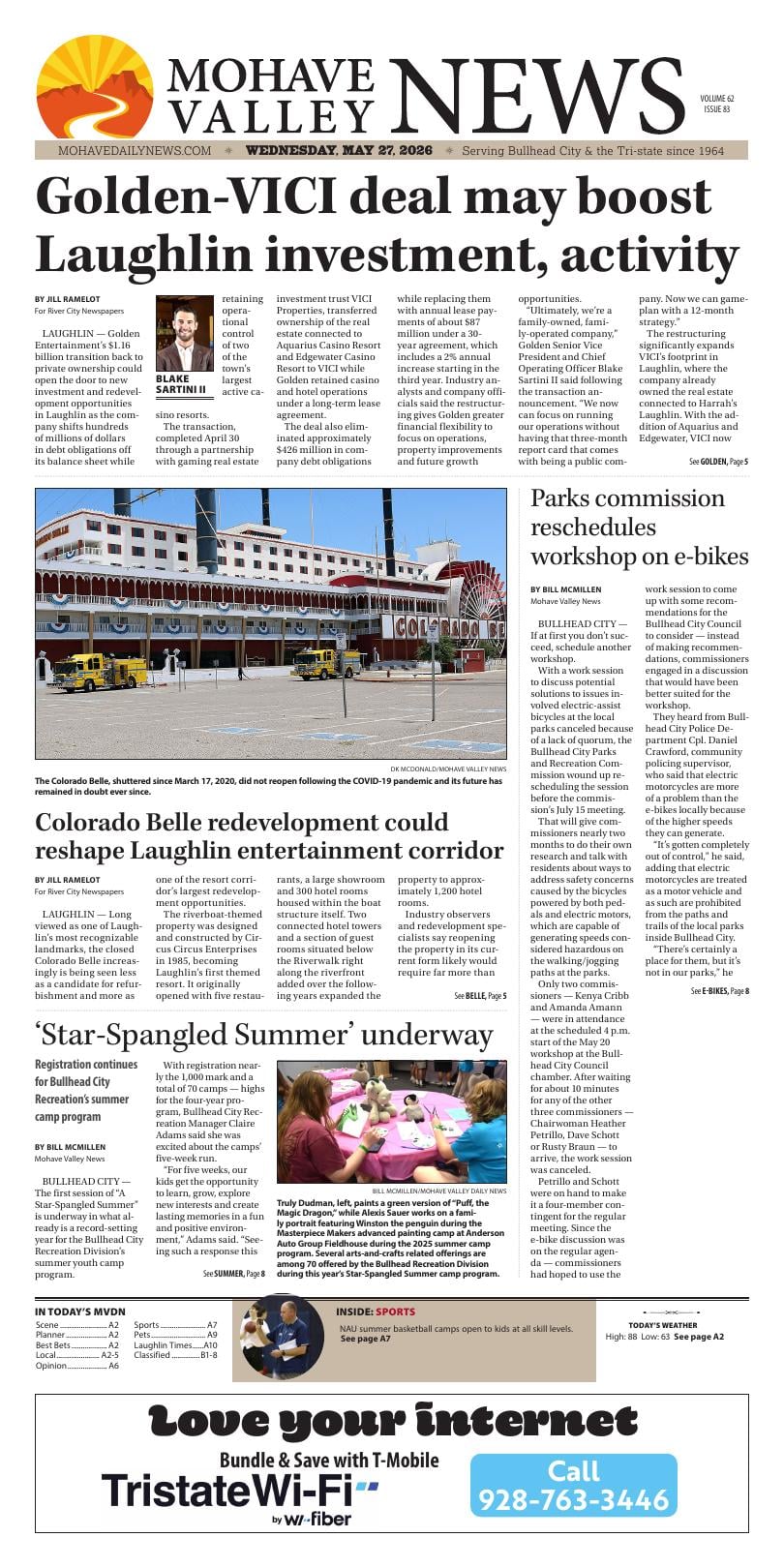 Page A1 | e-Edition | mohavedailynews.com