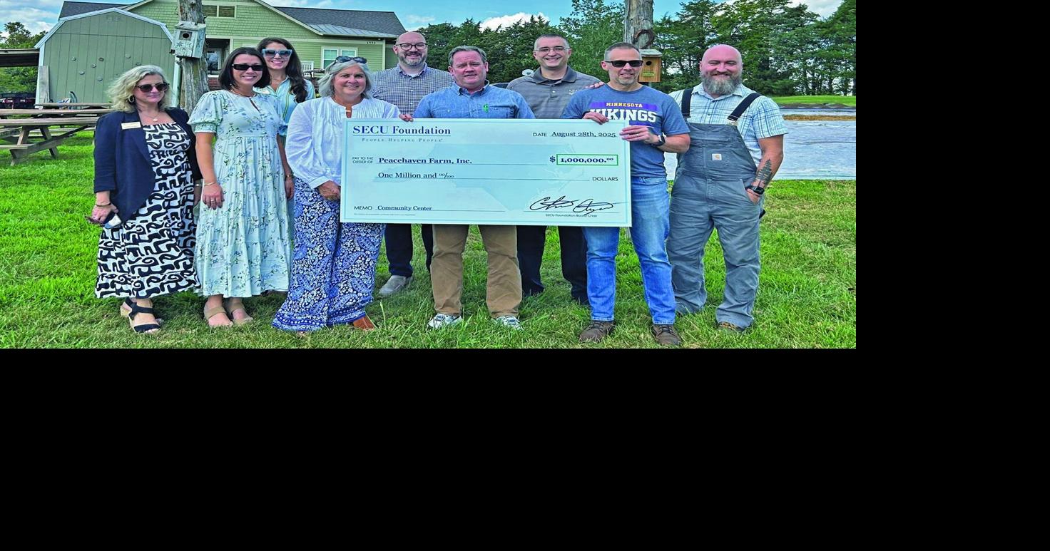SECU awards Peacehaven Farm grant | News | montgomeryherald.com