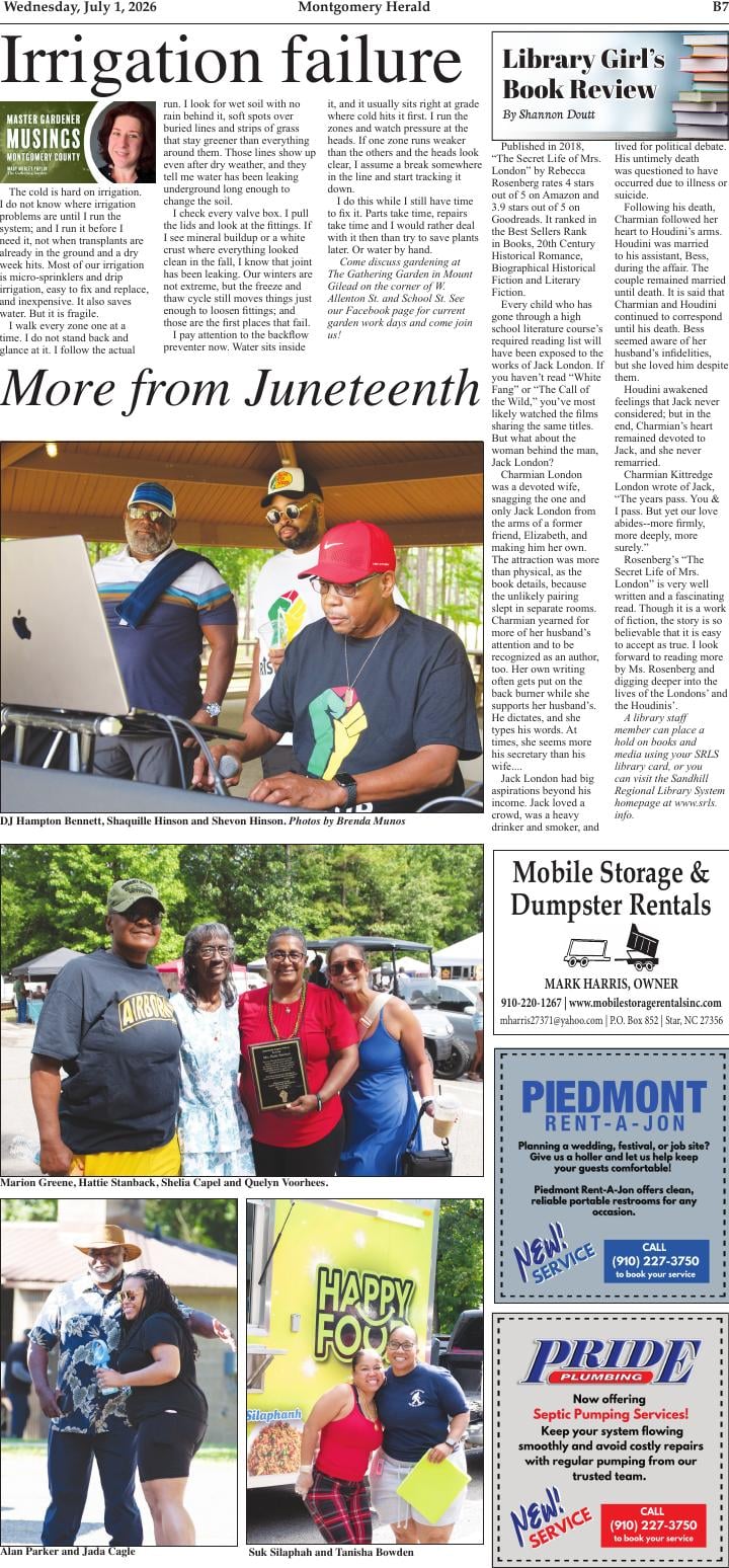 Page B07 | e-Edition | montgomeryherald.com