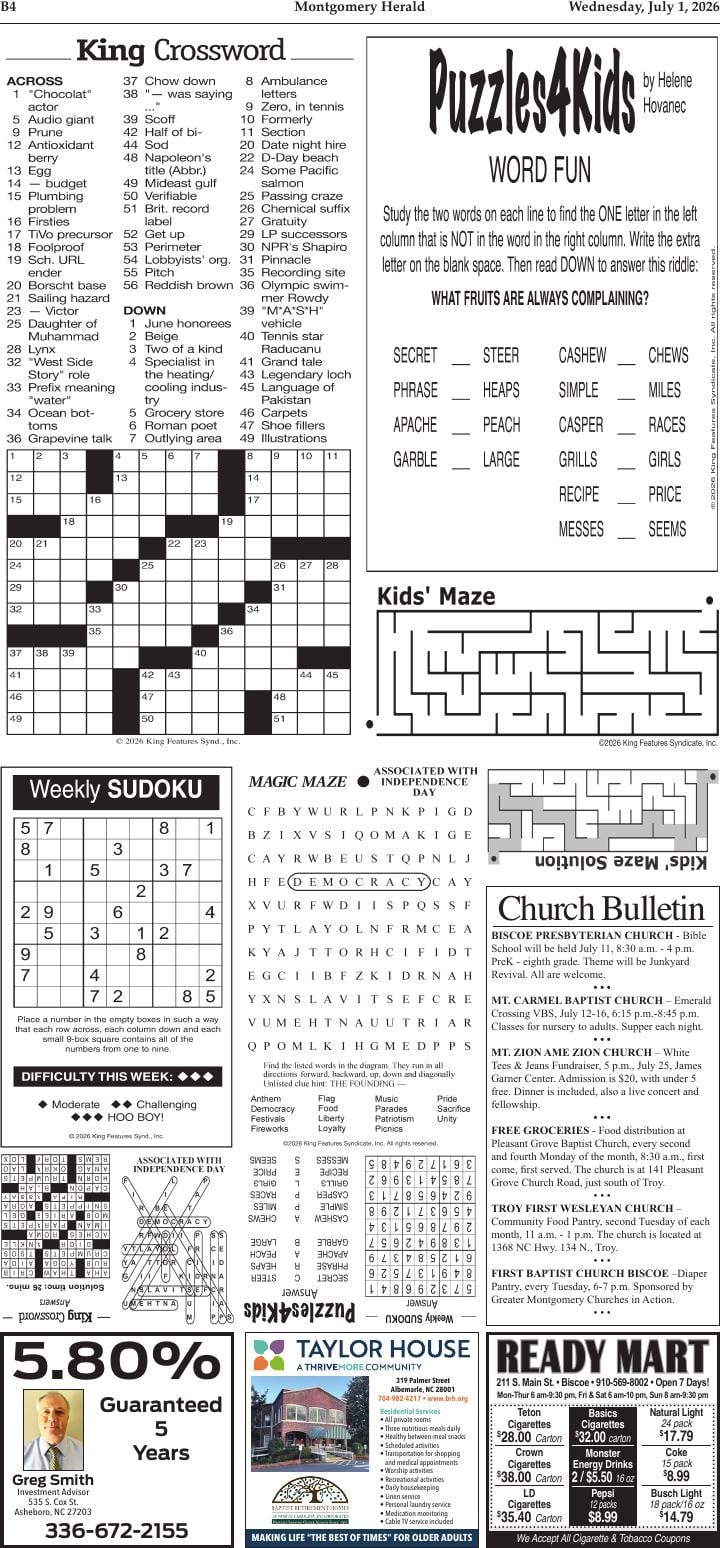 Page B04 | e-Edition | montgomeryherald.com