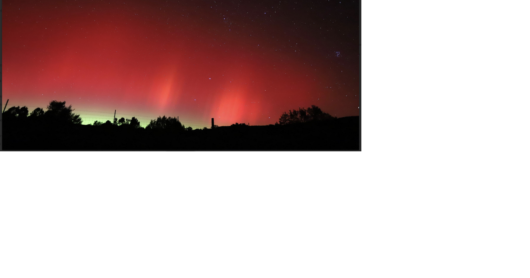 Northern lights on the Western Slope — Aurora borealis particularly ...