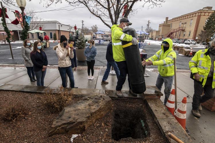 PHOTO GALLERY: 50-year time capsule buried in front of City Hall ...