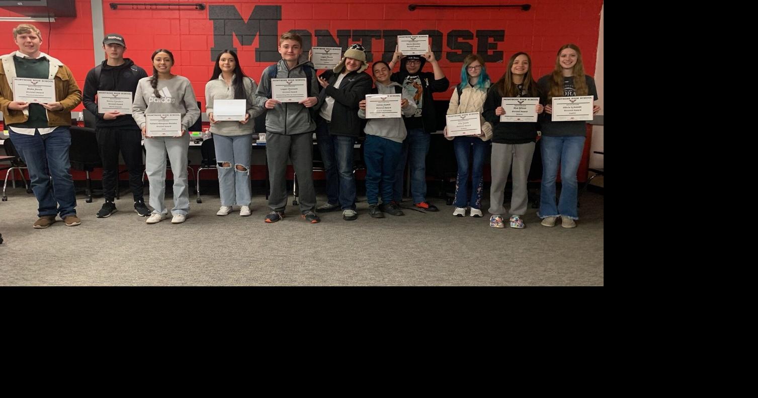 Montrose High School Division Award winners | News | montrosepress.com