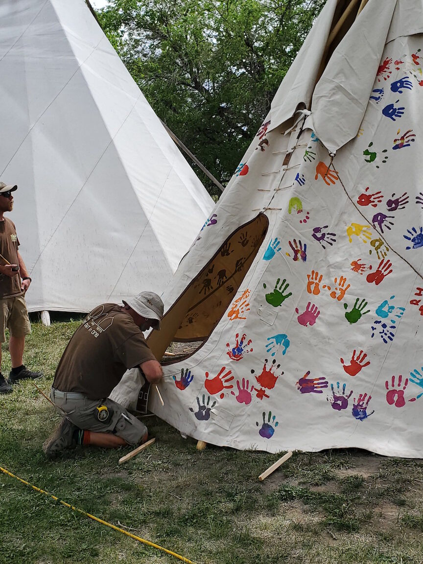 How does a tipi go up? | Focus | montrosepress.com