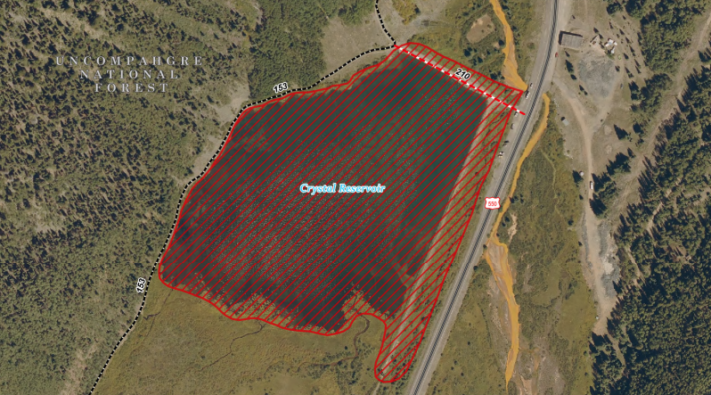 Drawdown underway for Crystal Reservoir after slumping noted in Full ...