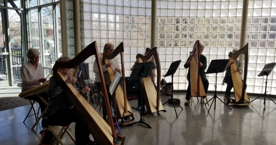 Harps in Motion presented as part of Annual Noon Advent Concerts series ...