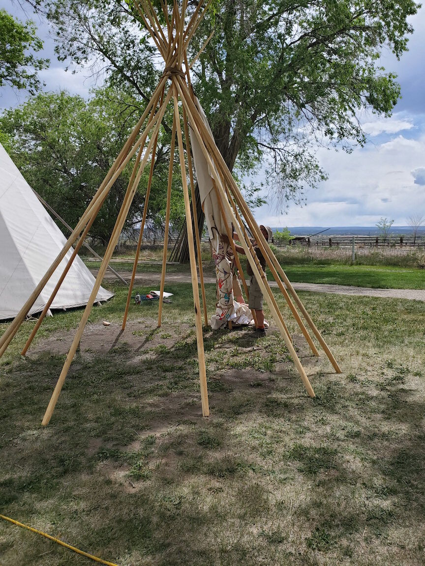 How does a tipi go up? | Focus | montrosepress.com