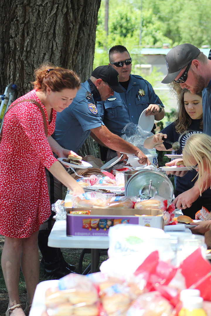 "We're human, too" Community comes out to barbecue Saturday to show ...