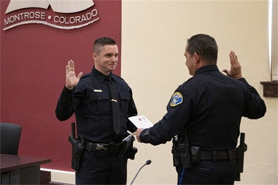 Montrose Police Department swears in 3 new officers | News ...