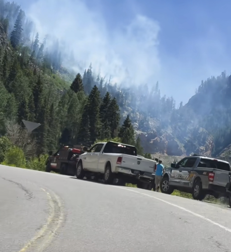 Red Mountain Pass fire 'human-caused'; highway reopen | Local News ...