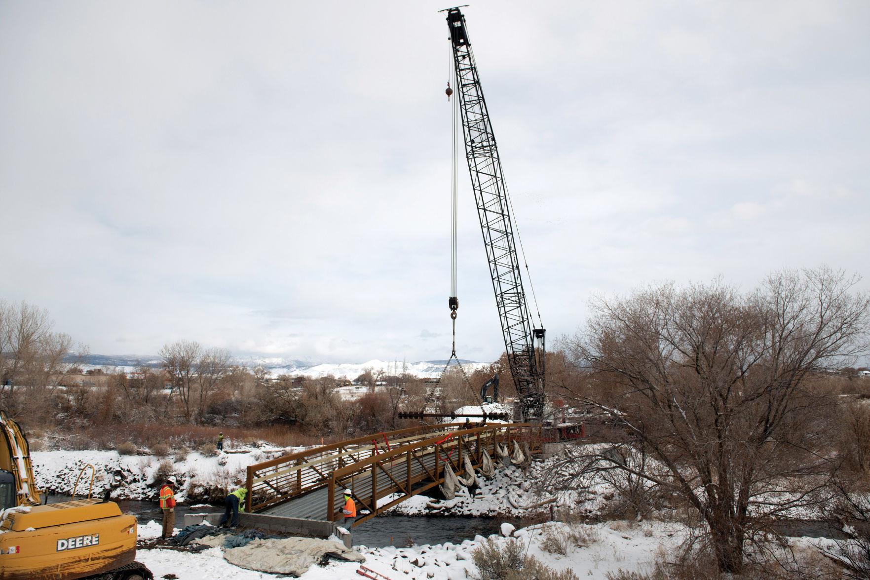 New Ogden Road bridge now in place | Local News Stories | montrosepress.com