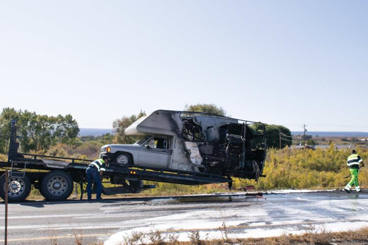Motorhome fire closes U.S. 50 in north Montrose | Local News Stories ...