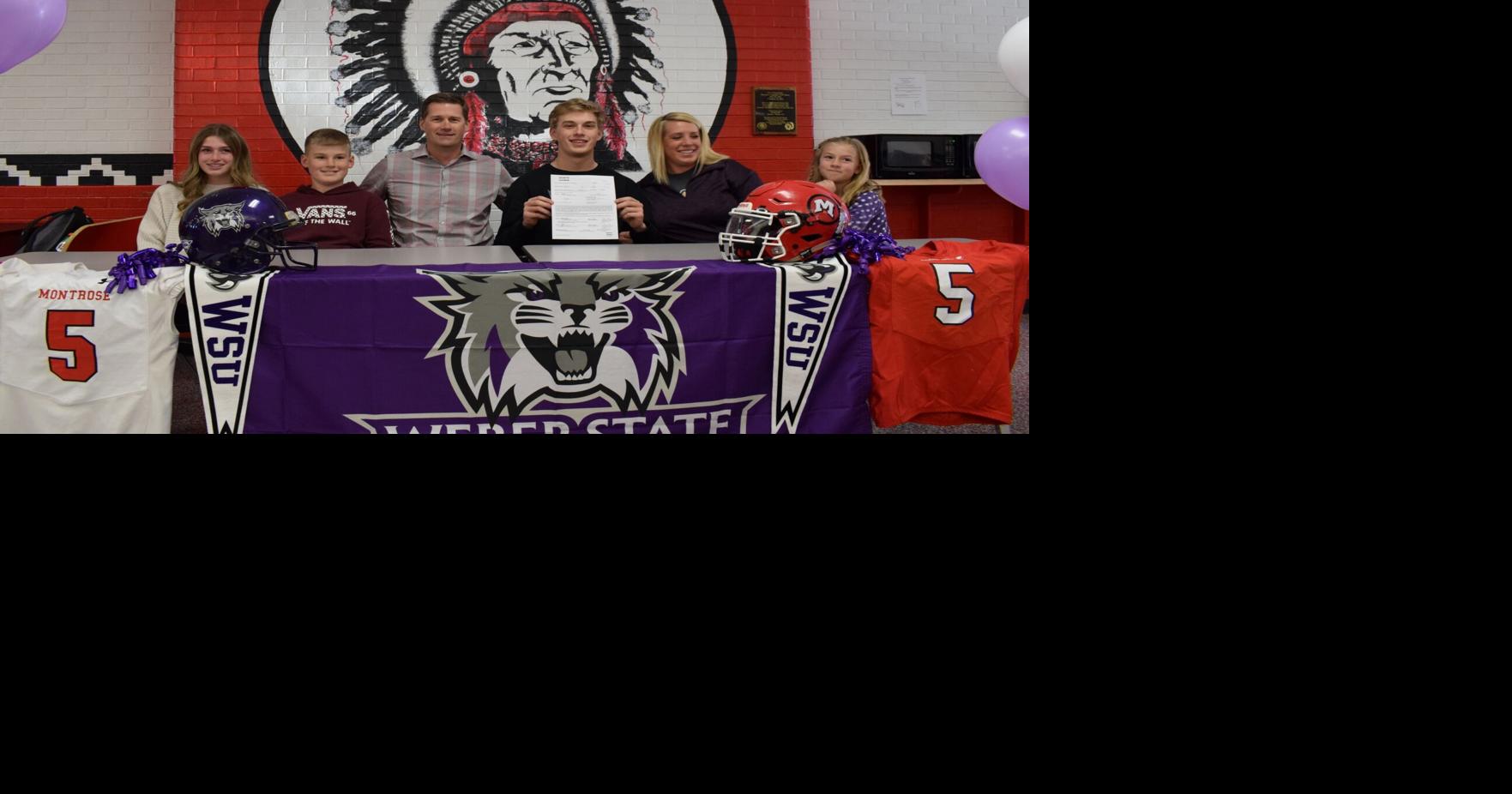 Montrose High School's Ashden Oberg signs with Weber State to play ...