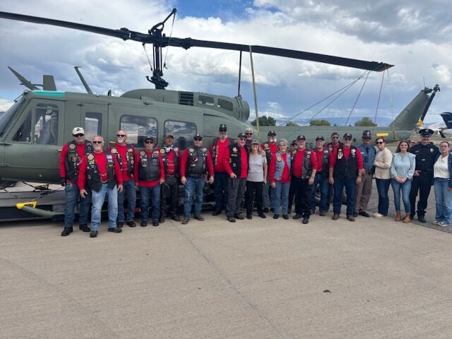 Montrose veterans welcome Huey chopper for static display | Local News ...