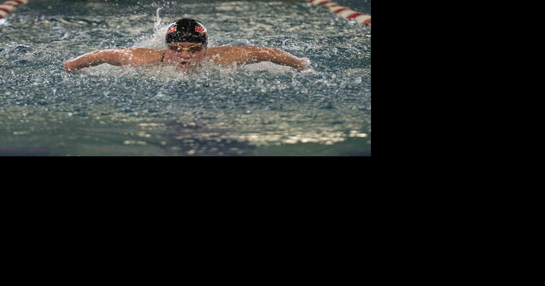 MHS girls swim team shines in 100-yard butterfly; Red Hawks return from ...