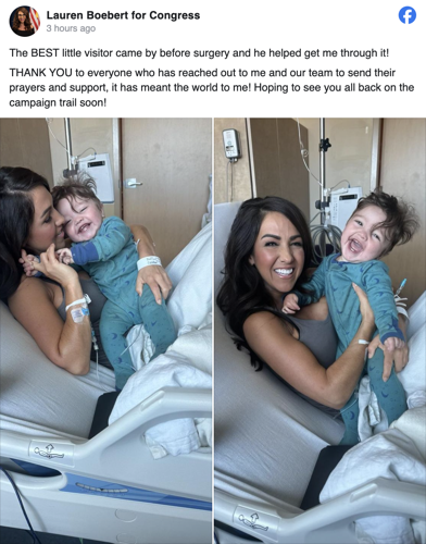 Rep. Boebert has emergency surgery to remove blood clot, full recovery expected | Local News ...