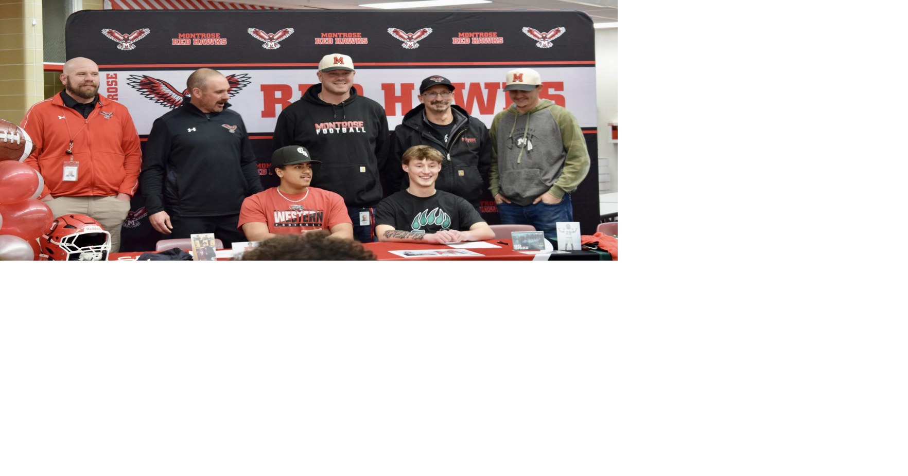 Hometown football heroes commit to colleges; Elijah Womack will play ...