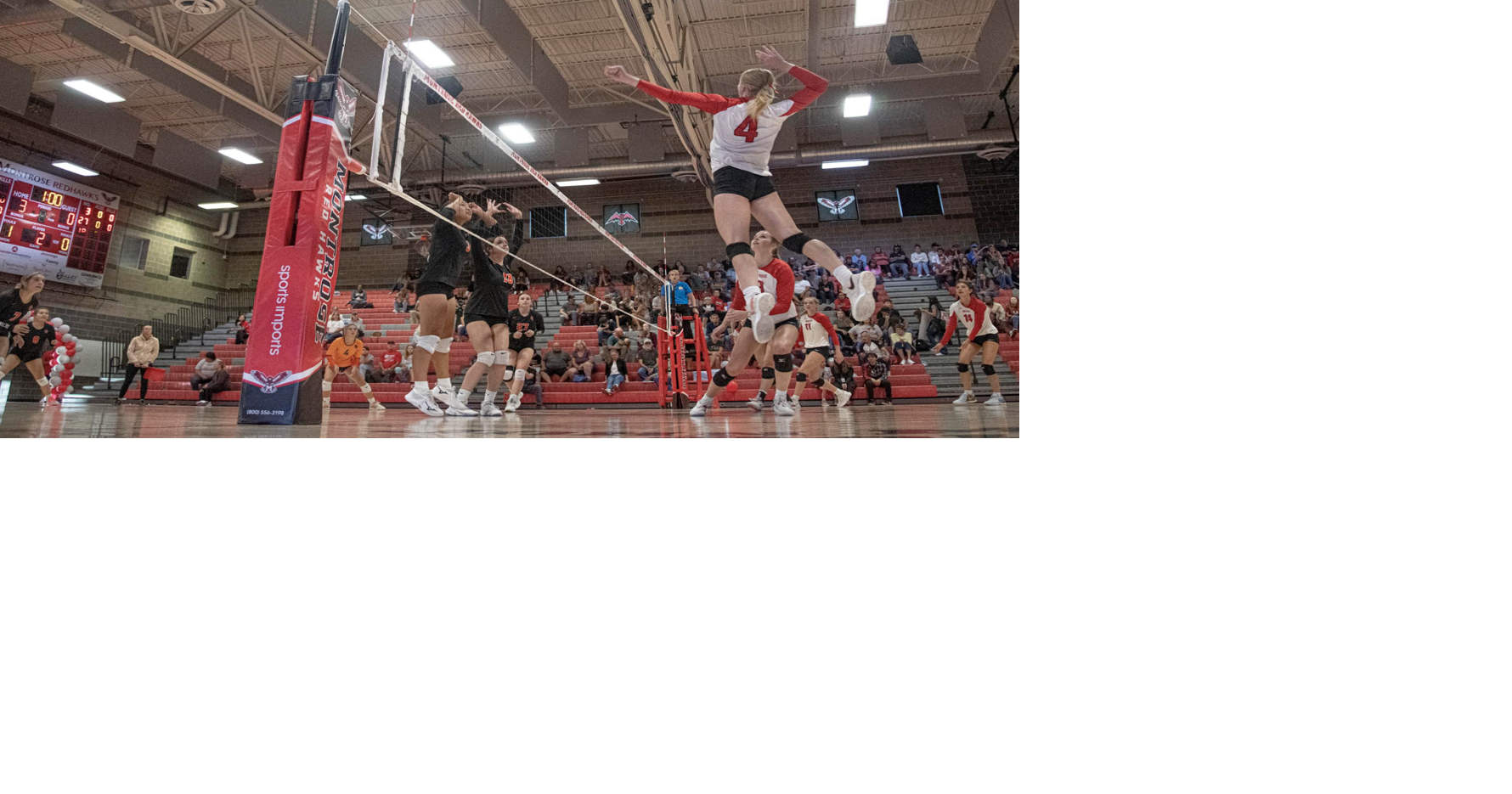 VOLLEYBALL: Red Hawks end streak, championship hopes still alive ...