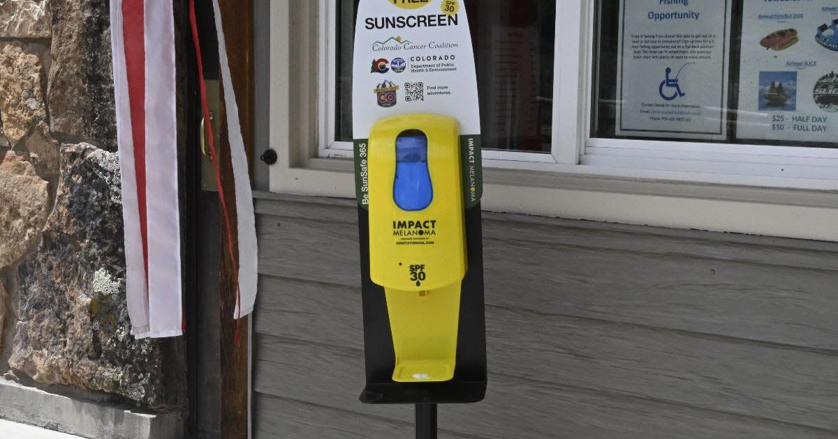Free sunscreen stations at select Colorado state parks, recreate ...