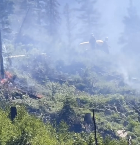 Red Mountain Pass fire 'human-caused'; highway reopen | Local News ...