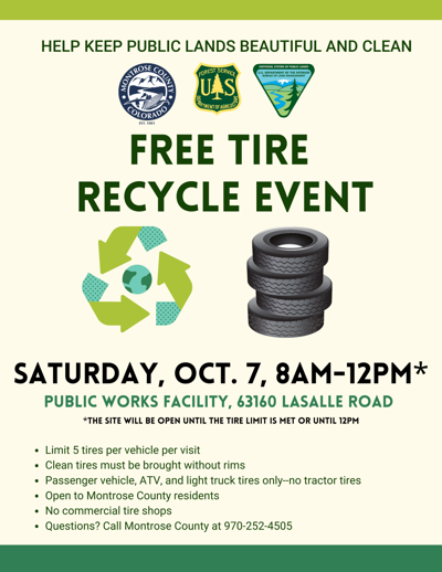 Free tire recycling event aims to keep trash off public lands | News ...