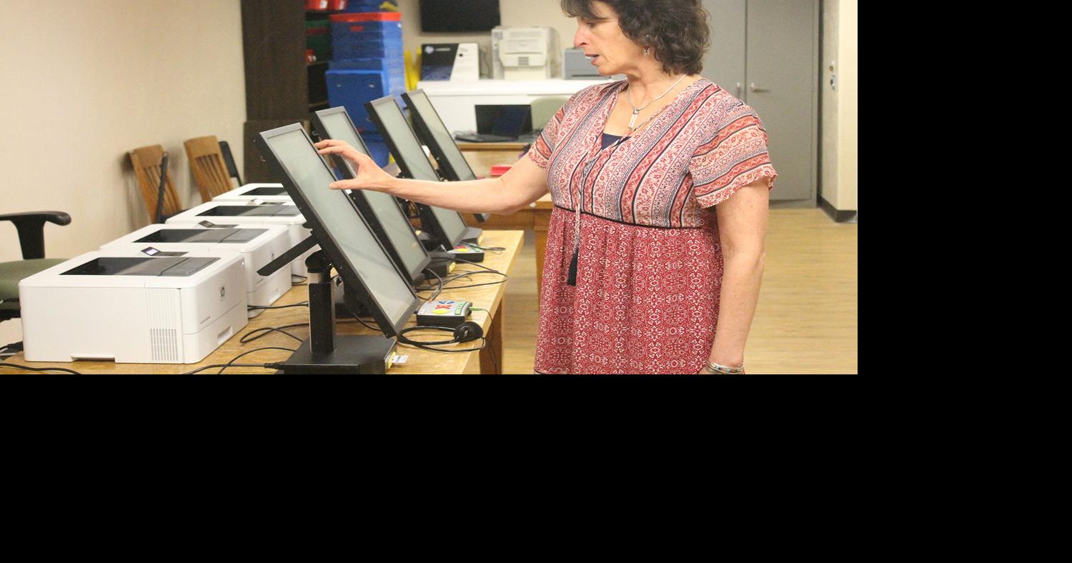 In with the new: Clerk testing fresh voting equipment | Local News ...