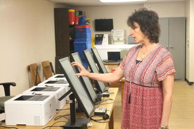 In with the new: Clerk testing fresh voting equipment | Local News ...