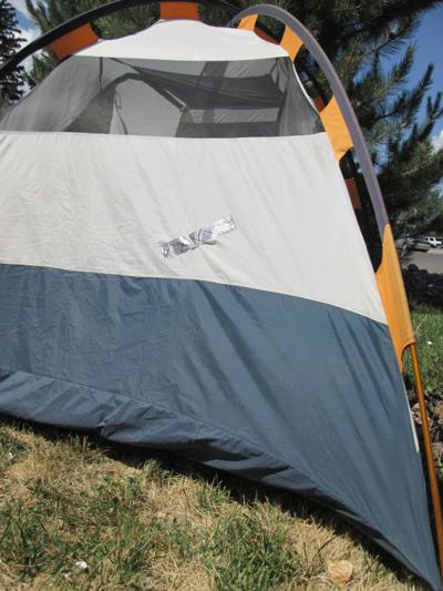 Some tips for fixing backcountry tent damage on site | Outdoors ...