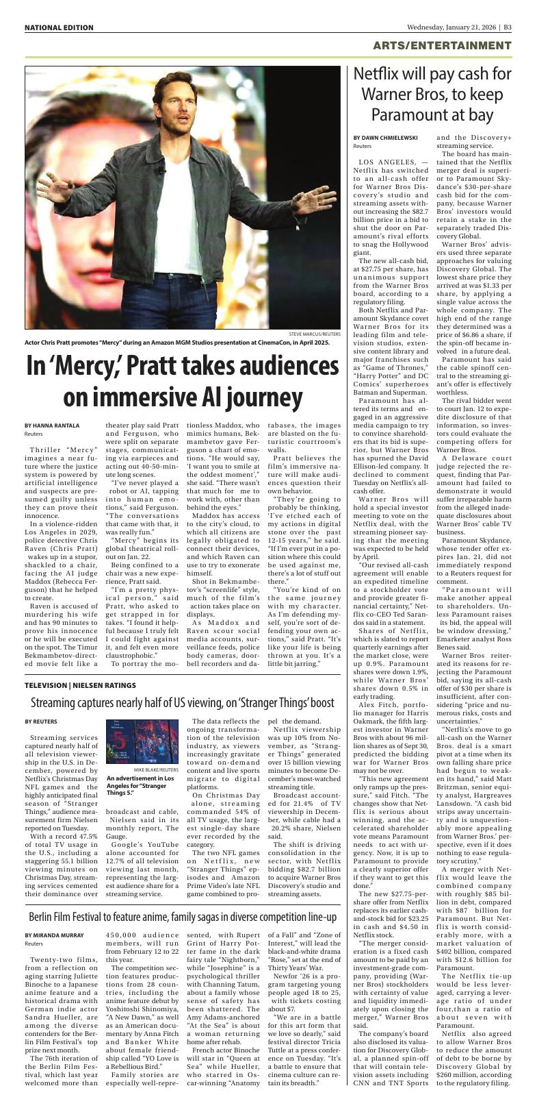 Page B3 | National Edition | montrosepress.com