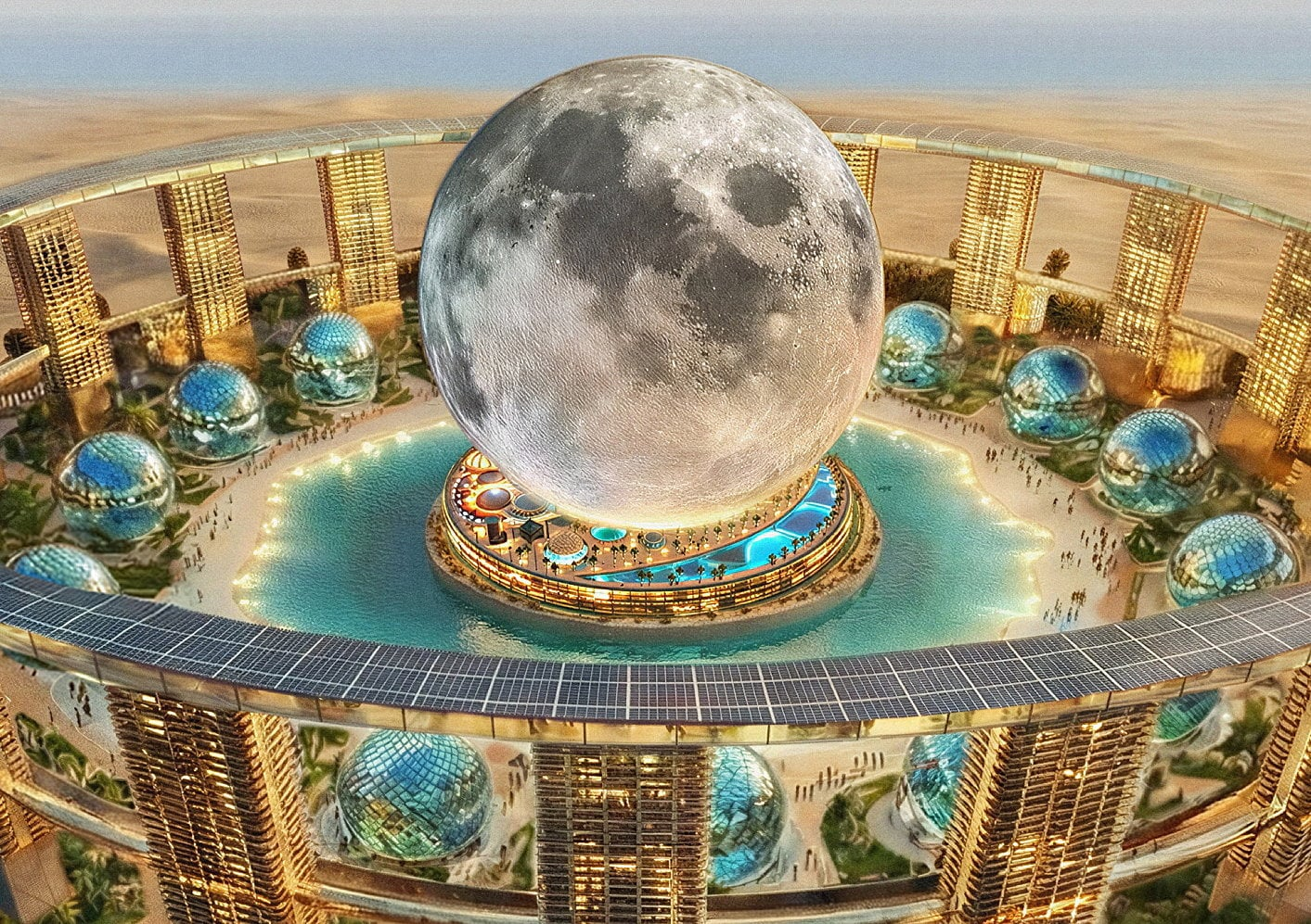 Plans for $5 billion Moon-shaped resorts unveiled | National ...