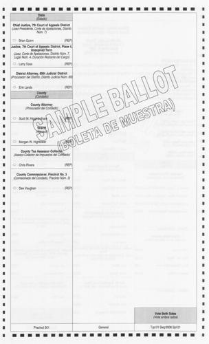 Sample ballots | Moore News | moorenews.com