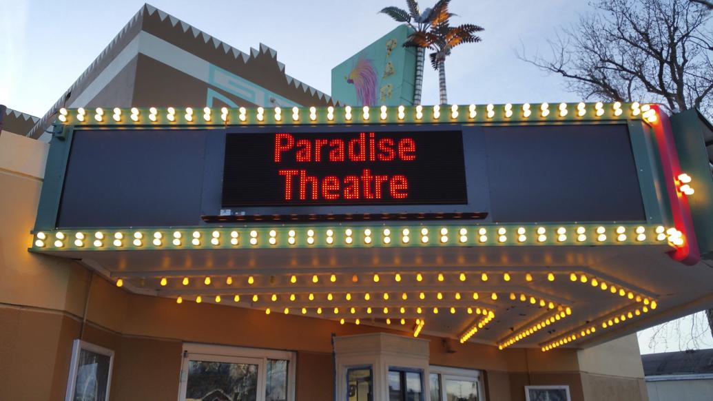 Paradise Theatre dons new marquee | News | moraminn.com