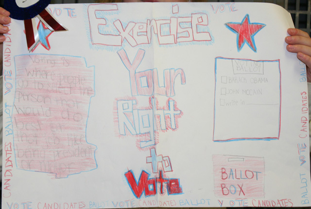 Kids Voting poster winners | | moraminn.com