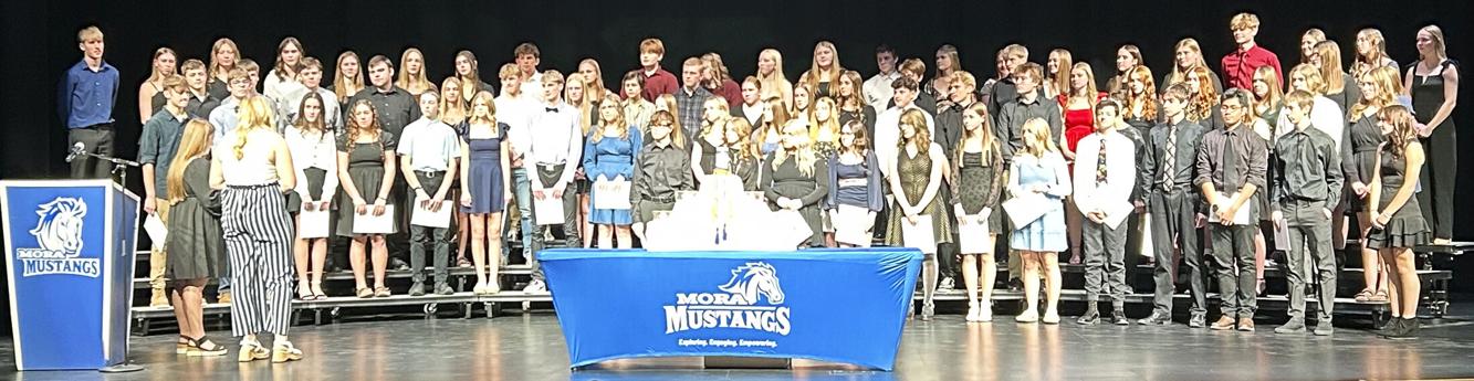 Mora chapter of Minnesota Honor Society inducts new members | News ...