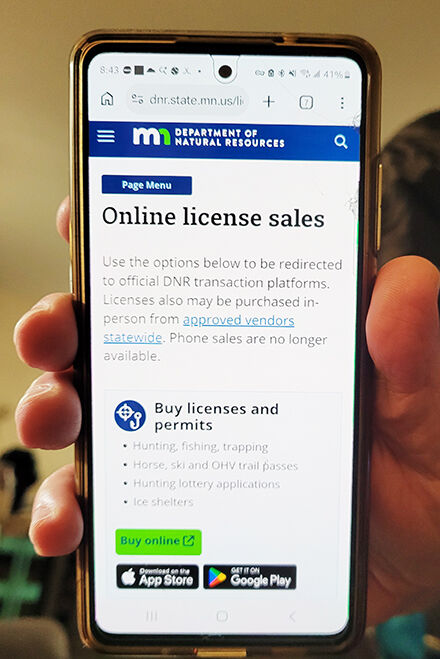 DNR launches electronic licensing system | News | moraminn.com