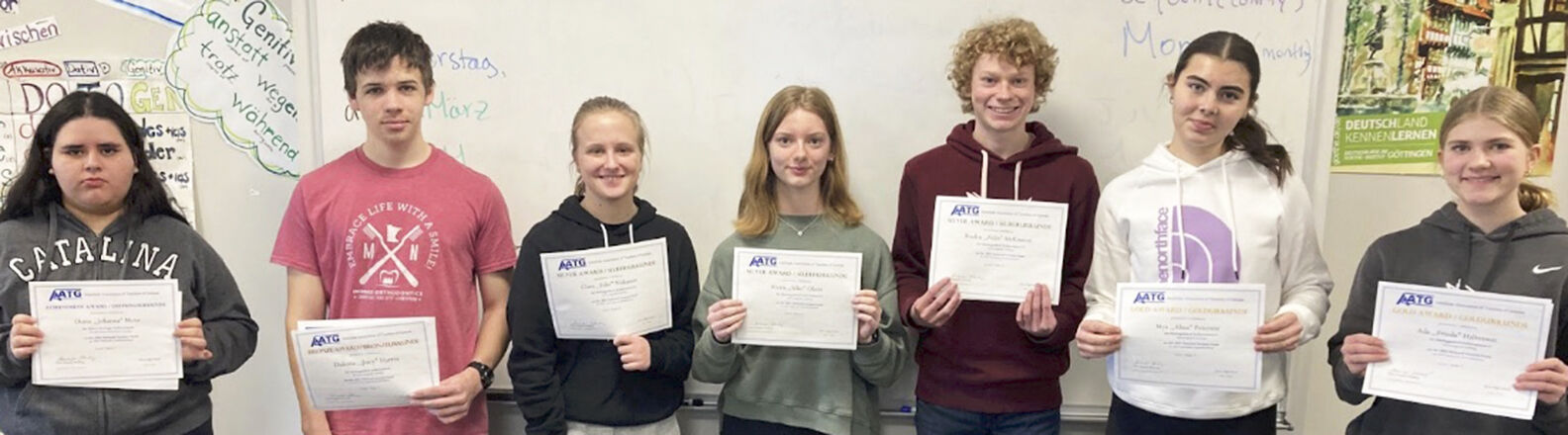 Students do well on National German Exam | News | moraminn.com