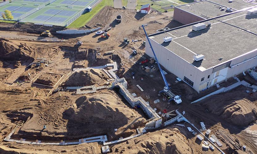 Mora High School build progresses on time, within budget | News ...