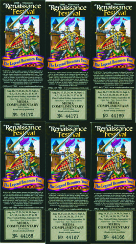 Winners of Renaissance Festival tickets announced | | moraminn.com