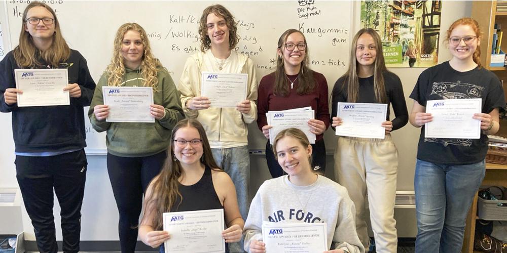 Students do well on National German Exam | News | moraminn.com
