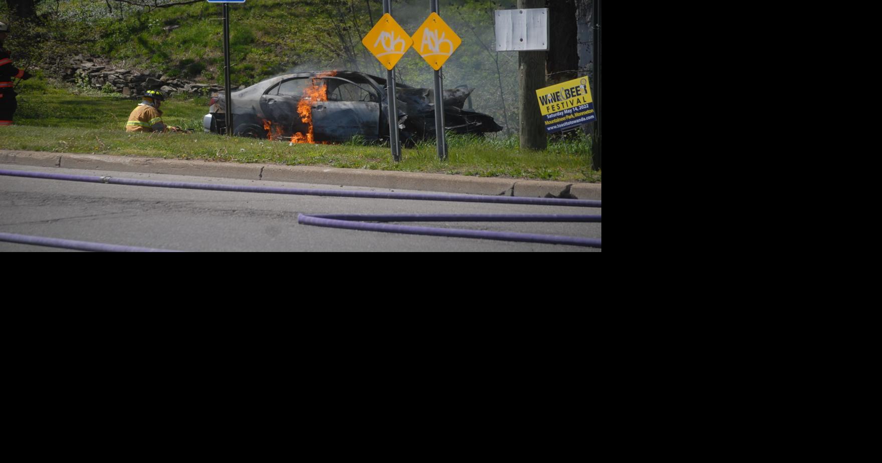 Two injured in fiery crash in Waverly | News | morning-times.com