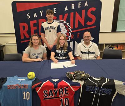 Sayre's Flynn signs with Penn State Altoona softball | Sports | morning ...