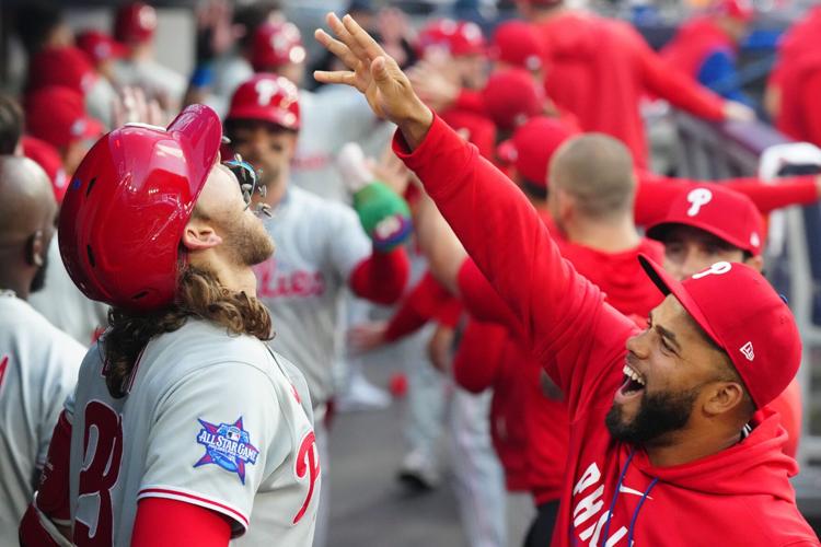 Schwarber hits 24th home run, Bohm and Harper also go deep as Phillies ...