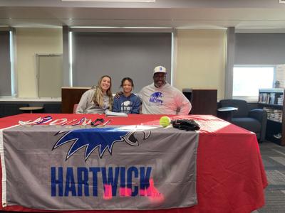 Waverly's Esau signs to play softball at Hartwick College | Prep Sports ...