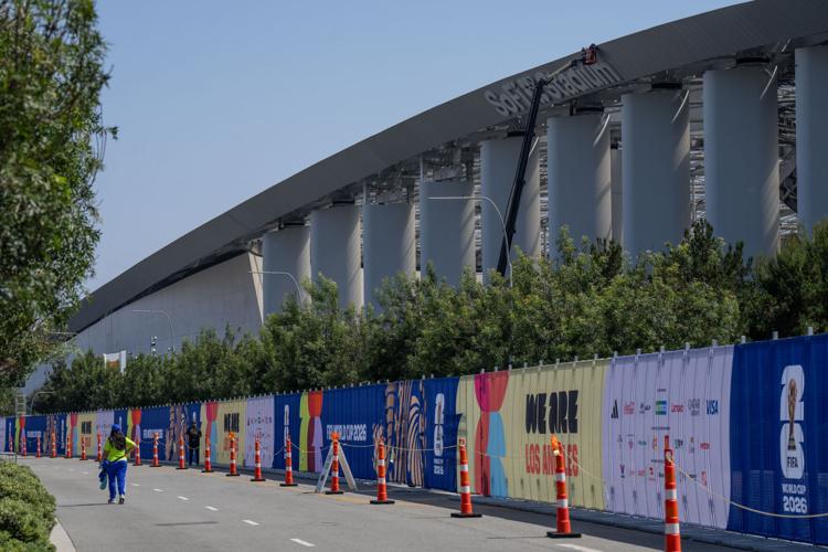 A floating pitch, Motley Crue and merch: Fan fests extend the World Cup ...