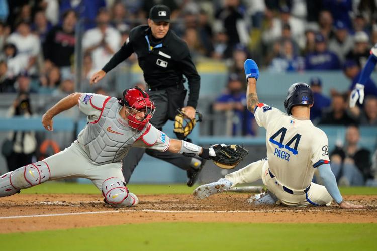 Phillies rally past the Dodgers 4-3 on Edmundo Sosa's homer in 8th ...
